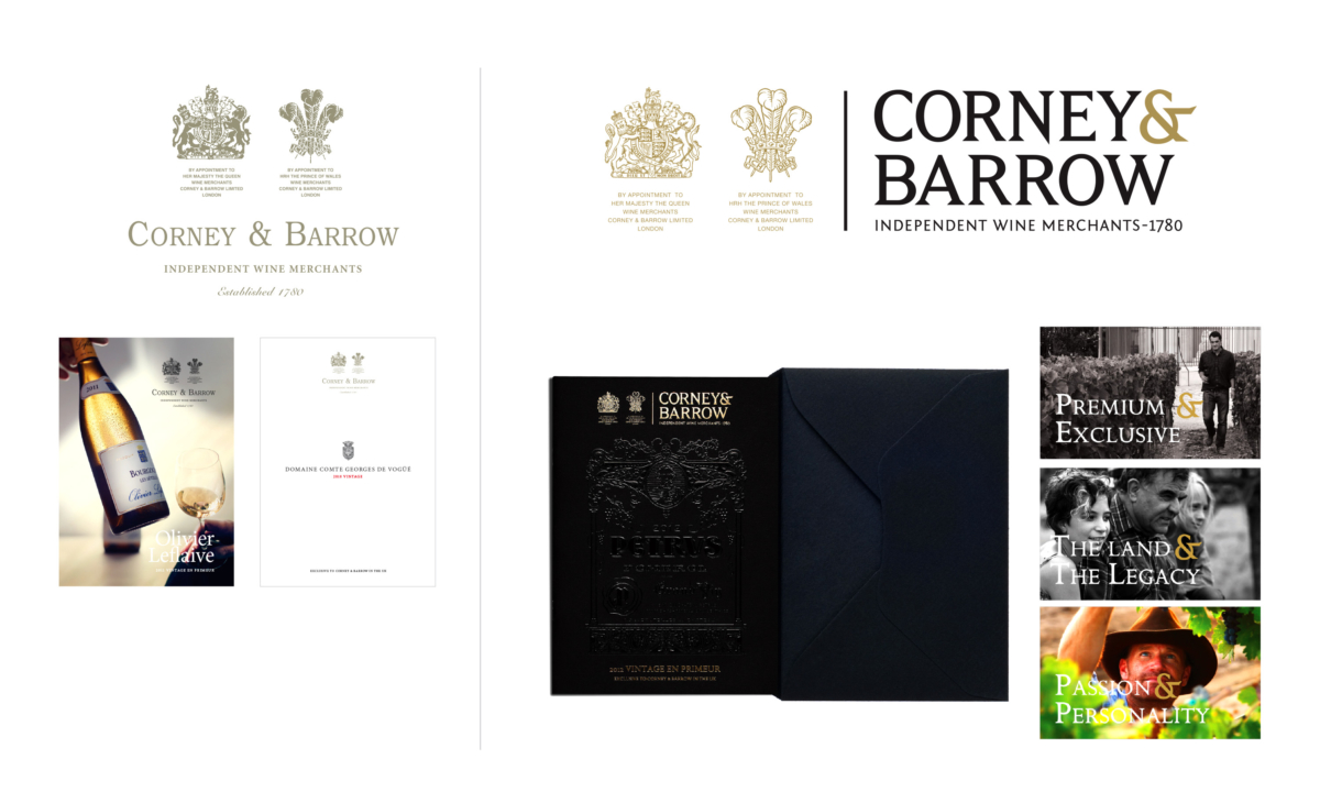 Corney & Barrow Brand Identity | Neon Brand Consultancy